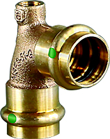 ProPress vent Elbow Zero Lead, P x P x FPT - Model 2917.3ZL On Viega LLC